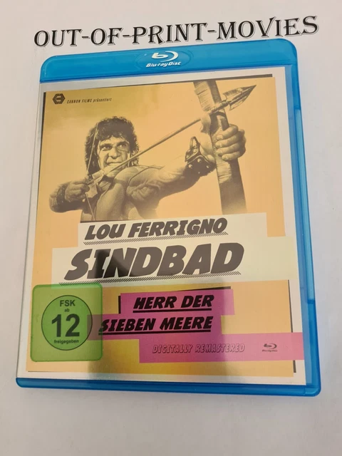 BLU-RAY SINBAD HERR der sieben Meere Lou Ferrigno Kultfilm Out of Print ...