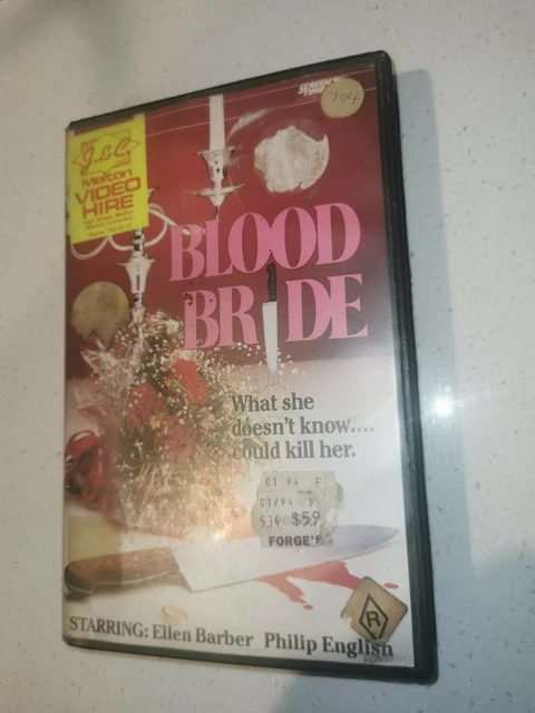 BLOOD BRIDE VHS Horror Movie 'Till Death Do They Part Magnum ...