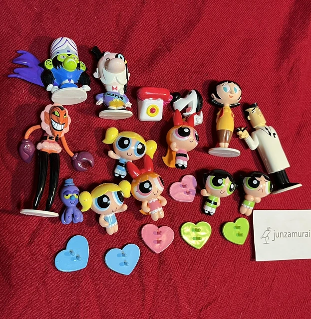 POWERPUFF GIRLS COLLECTION Figure Cartoon Network SEGA TOYS PPG SET ...