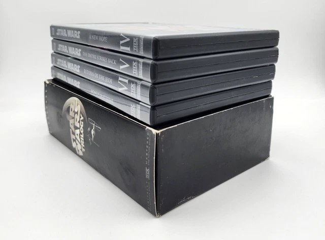 STAR WARS TRILOGY (DVD 2004 4-Disc Box Set) Lucas Films Tested ...