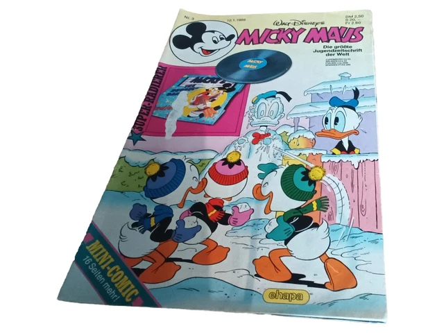 WALT DISNEY MICKEY Magazine N°3 1989 Aventure Comic EUR 2,95 - PicClick FR