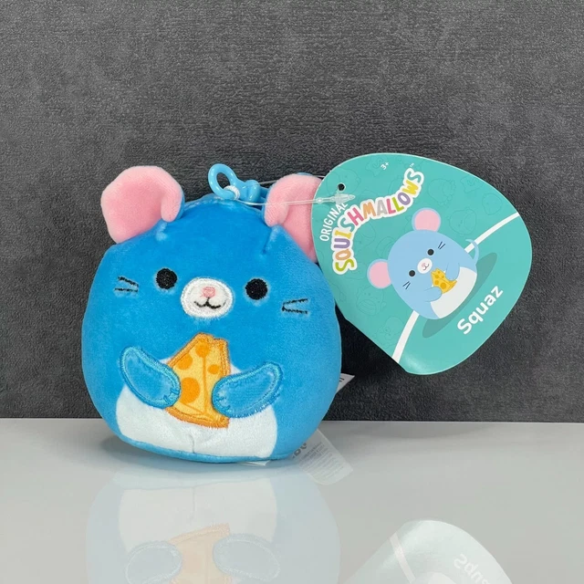 SQUISHMALLOWS SQUAZ THE Mouse Clip Plush Soft Toy | *TAGGED* | 3.5" £13 ...