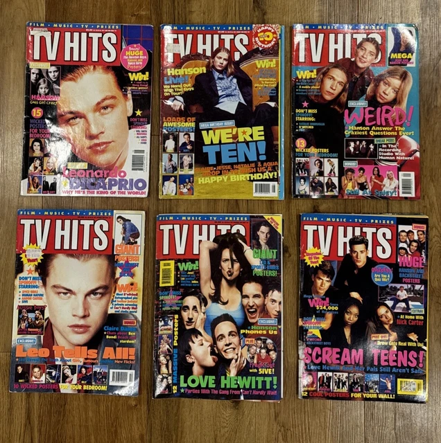1998 AUSTRALIAN TV HITS Magazine Bundle $120.00 - PicClick AU