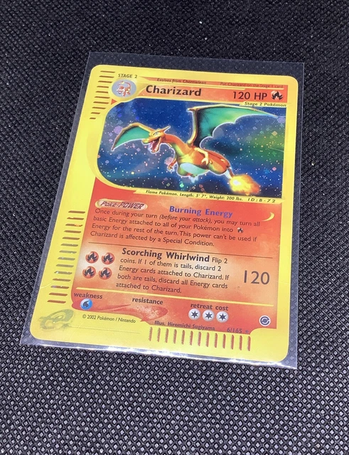E-SERIES SHINY/ HOLO Charizard Pokemon Card Rare Expedition Set PLAYED ...