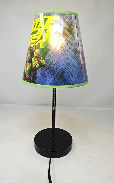 NICKELODEON TEENAGE MUTANT Ninja Turtles TMNT Turtle Power Table Lamp ...