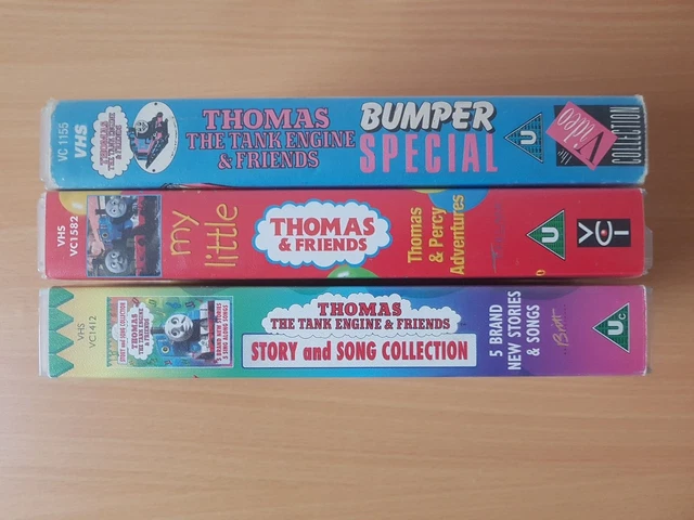 THOMAS THE TANK Engine and Friends︱3 x VHS Bundle︱Collection︱Special ...