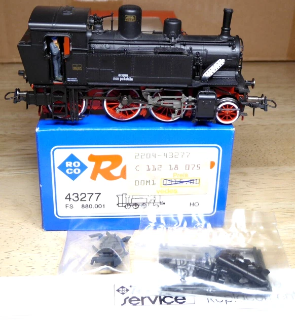 ROCO 43277 H0 Tank Steam Locomotive 880. 001 FS Epoch 3/4 Very Good ...