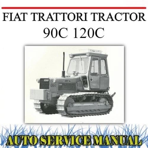 FIAT TRATTORI 90C 120C Tractor Workshop Service Manual ~ Dvd $11.99 ...