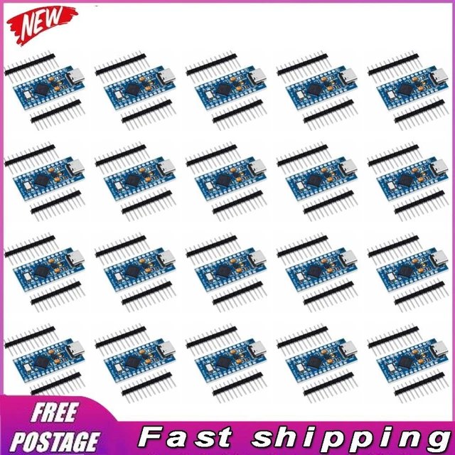 SCHEDA MODULARE PRO ATmega32U4 5V/16MHz per Arduino IDE V1.0.1 (tipo-c ...