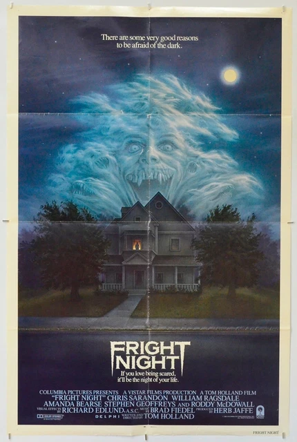 FRIGHT NIGHT (1985) Original Vintage Cinema International One Sheet ...