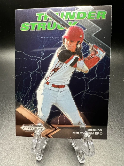2022 PRIZM DRAFT Picks Baseball Thunderstruck #TH-MR Mikey Romero ...