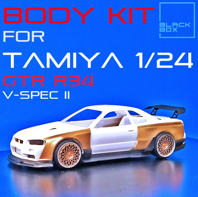 RESIN BODY KIT für Tamiya Nissan Skyline GT-R R34 1/24 EUR 33,00 ...