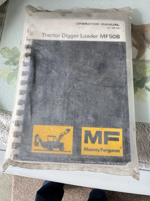 NEW MASSEY FERGUSON Tractor Loader Digger Mf50B Manual 50B £17.77 - PicClick UK