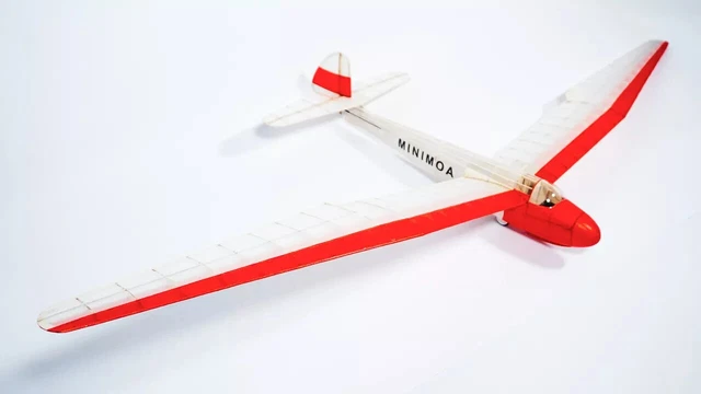 TONY RAY MINIMOA 1.4m Wingspan R/C Glider Balsa Laser Cut RC Model ...