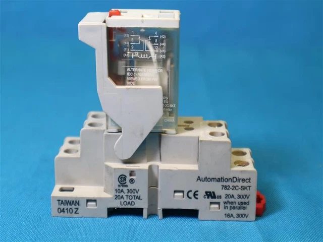 AUTOMATION DIRECT 782-2C-120A 7822C120A Relay Coil 120VAC w/ Socket $13 ...