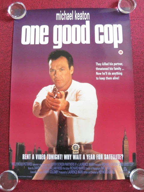 ONE GOOD COP Vhs Video Poster Rolled Michael Keaton Rene Russo 1991 £14 ...