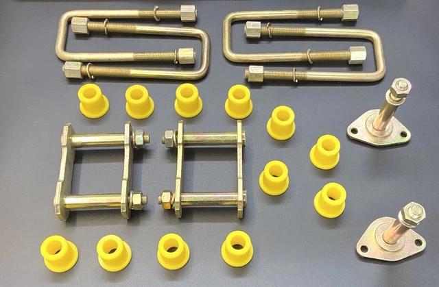 REAR LEAF SPRING Shackle+Pin+Bush+U-Bolt For Toyota Surf LN105/LN65 ...