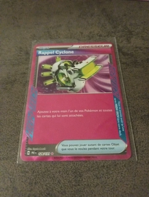 CARTE POKÉMON RAPPEL Cyclone 128/131 EV8.5 Évolutions Prismatiques EUR ...