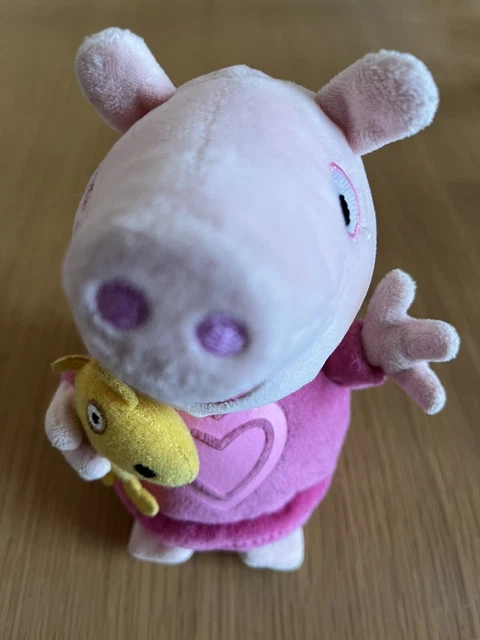 PEPPA PIG 7” Plush Peppa Pig Soft Toy With Sound £6.00 - PicClick UK