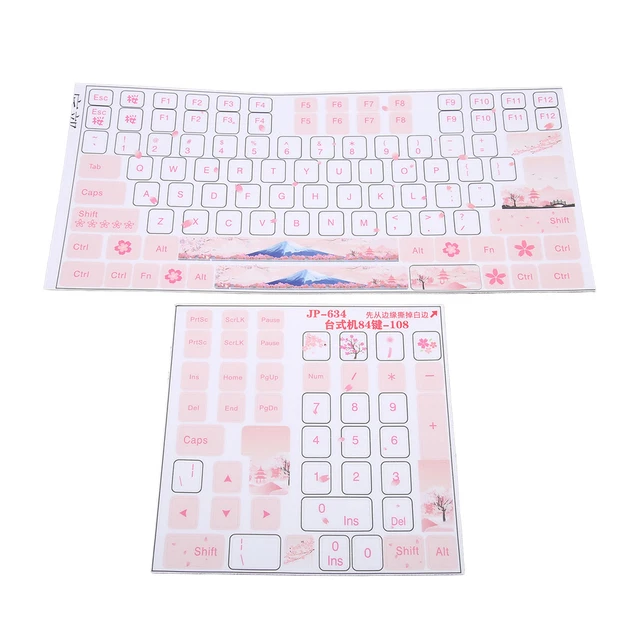UNIVERSAL ENGLISH KEYBOARD Stickers Computer Keyboard Sticker £6.58 ...