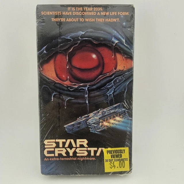 STAR CRYSTAL VHS 1985 Sci-Fi Horror Original Blockbuster Sealed New ...