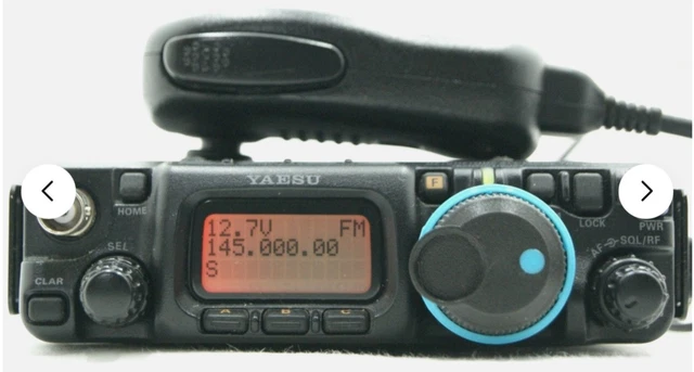 YAESU FT-817 1.8-440MHZ All Mode Transceiver + Mic + Dial Cap Good Cond ...