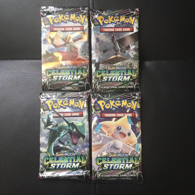 POKEMON CELESTIAL STORM - 4x Booster Pack Artwork Set - Sealed 3 EUR ...