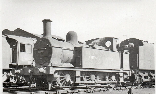 EX LMS CLASS 1F 0-6-0T No 41826 at UNKNOWN MPD R/PHOTO £1.00 - PicClick UK