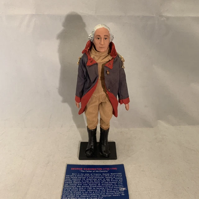 VINTAGE FUN WORLD Great Americans George Washington 1976 Rare Doll ...