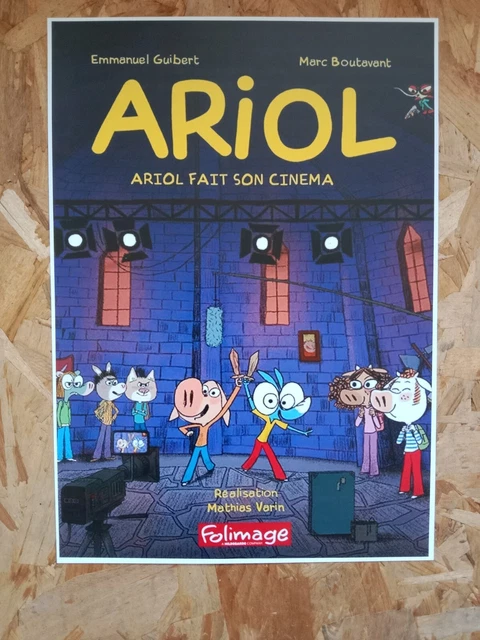 AFFICHE DU FILM "Ariol fait son cinéma" - 29,7 x 42 cm - neuve EUR 12 ...