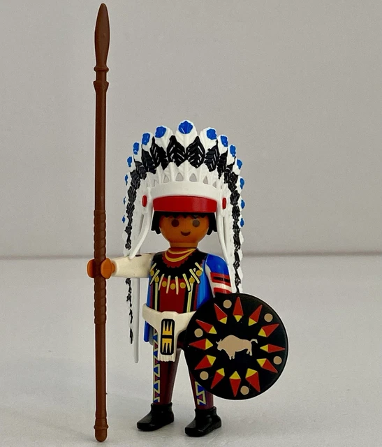 PLAYMOBIL NATIVE AMERICAN Indian Chief Figure £9.99 - PicClick UK