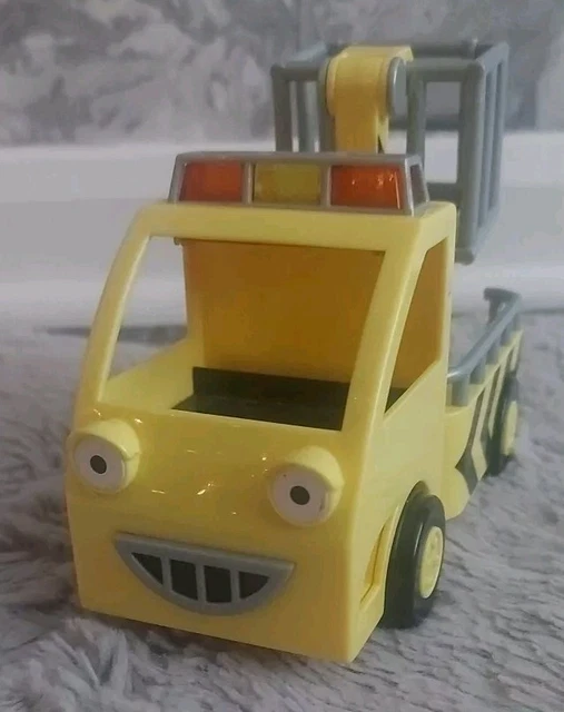 BOB THE BUILDER Flex The Yellow Cherry Picker Vehicle Machine Toy ...