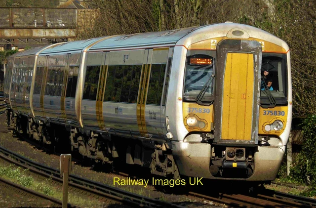 RAILWAY PHOTO - 375830 and 375 616 to Canterbury West Class 375 £2.00 ...