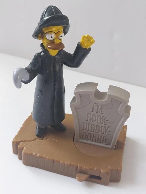 THE SIMPSONS 2001 Burger King Halloween Hooked Ned Flanders Fast Food ...