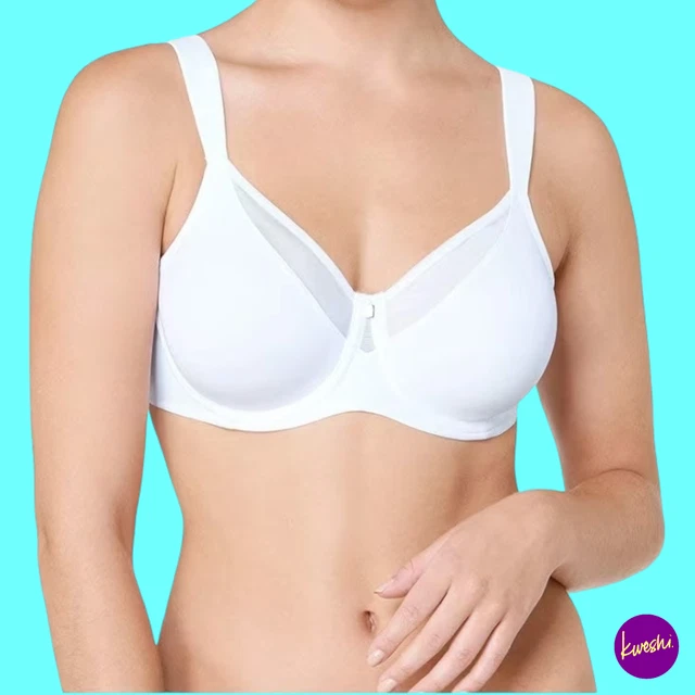 TRIUMPH WOMEN'S TRUE Shape Sensation Minimizer Bra, White, UK 38DD (EU 85E) £34.99 - PicClick UK