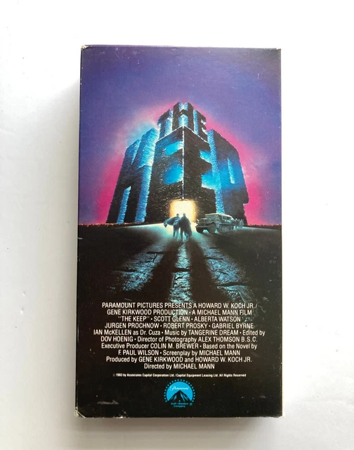 THE KEEP VHS 1983 80s Supernatural Horror Michael Mann Tangerine Dream ...