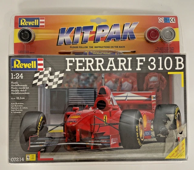 REVELL FERRARI F 310 B Model Kit Pak 1:24 Scale New in Sealed Packaging ...