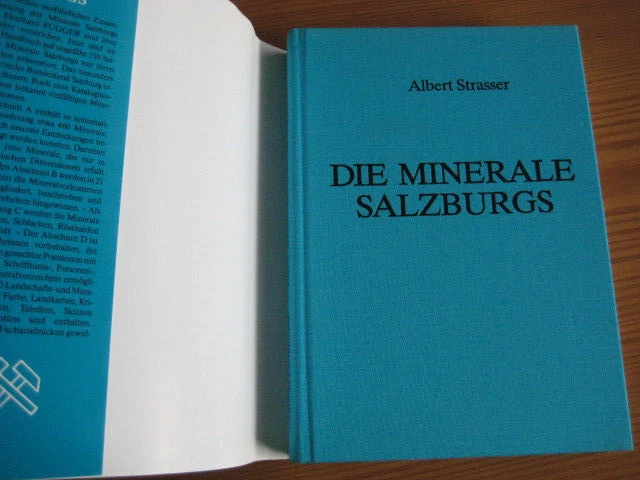 DIE MINERALE SALZBURGS Albert Strasser Fundorte Fachbuch Geologie ...