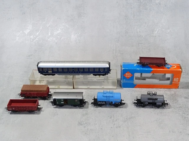 ROCO & FLEISCHMANN Spur H0 Güterwagen Kesselwagen Gepäckwagen u.a. EUR 6,90 - PicClick DE