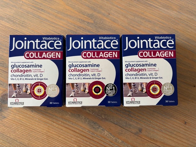 VITABIOTICS JOINTACE COLLAGEN - 30 Tablets x 3 Packs £18.82 - PicClick UK