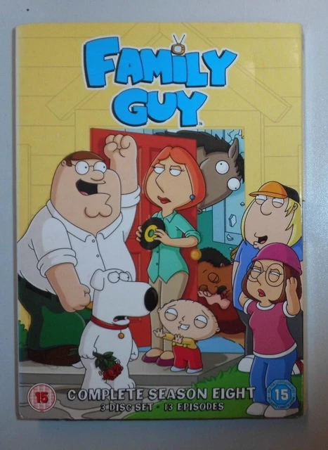 DVD FAMILY GUY Series Eight - 13 episodes - CG R20 £7.99 - PicClick UK