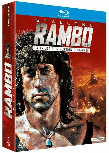 BLU-RAY - RAMBO The Trilogy Box Set - Restored Version - NIB £30.48 ...