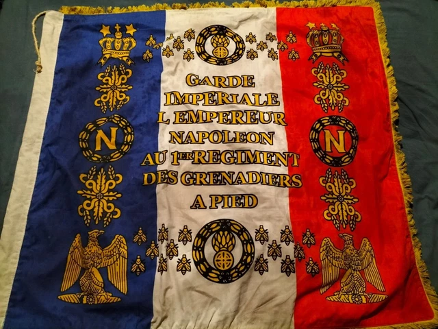 DRAPEAU COMMÉMORATIF DU Premier Empire Français en T.B.E. EUR 150,00 ...