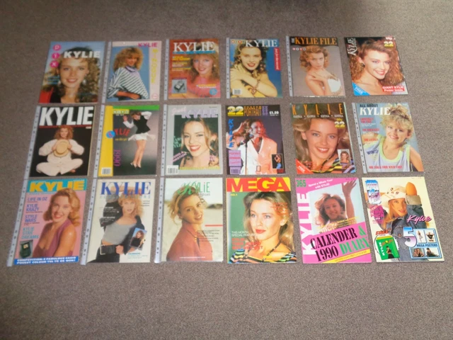 KYLIE MINOGUE 80S/90S Magazines - Collection of 37 £150.00 - PicClick UK