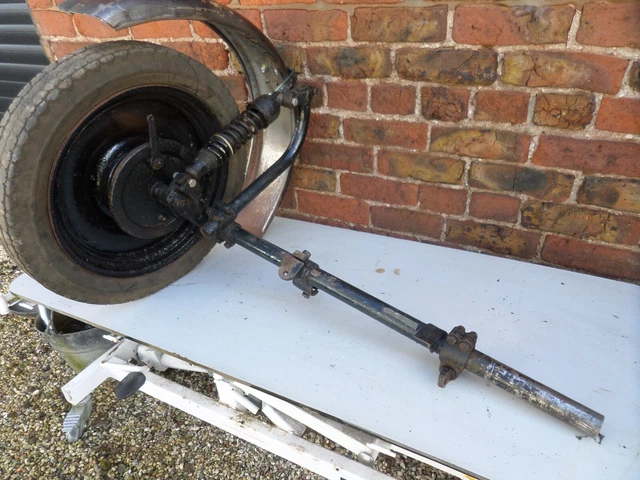 CLASSIC WATSONIAN SIDECAR Frame Chassis Wheel Frame Mount Bike Scooter ...