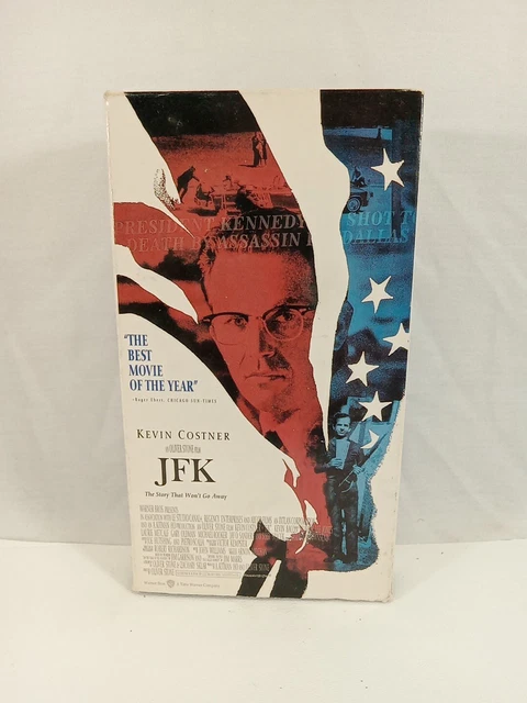 JFK DIRECTOR’S CUT VHS Video Tape 2 VHS Set Costner Oliver Stone John F ...