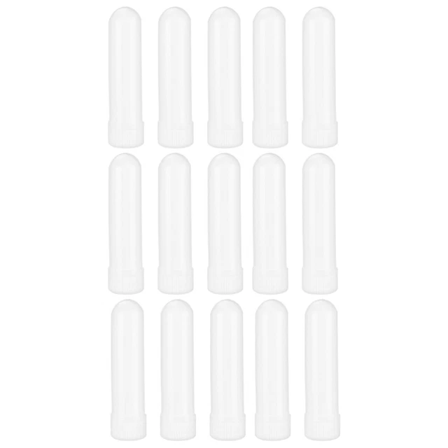 15 PCS SNORKEL Plastic Essential Oil Nasal Tube for Diffuser Oils ...