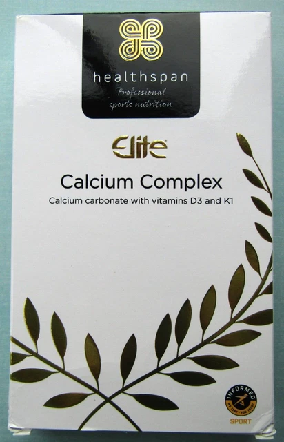 HEALTHSPAN ELITE CALCIUM Complex. *118 Chewable Tablets. Expiry 05/2025 ...