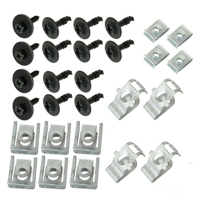 COMPLETE SET OF 28 Engine Under Cover Clips for A4 B8 A5 8T High ...