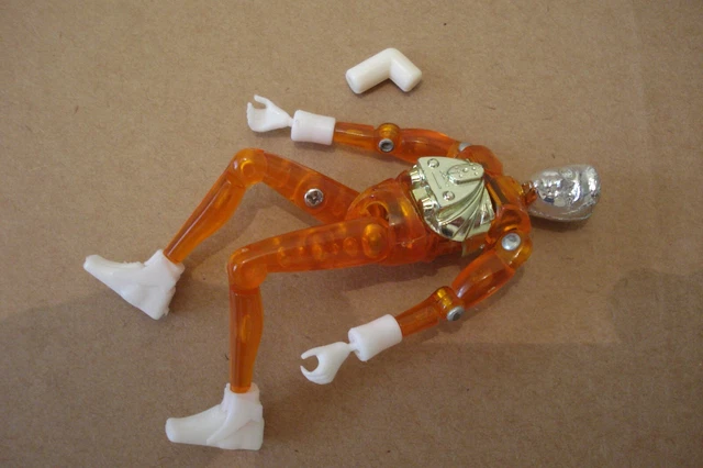 VINTAGE MICRONAUTS MEGO Time Traveller Original Airfix 1976 Orange ...